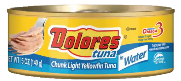 Dolores Yellow Fin Tuna in Water 5 oz