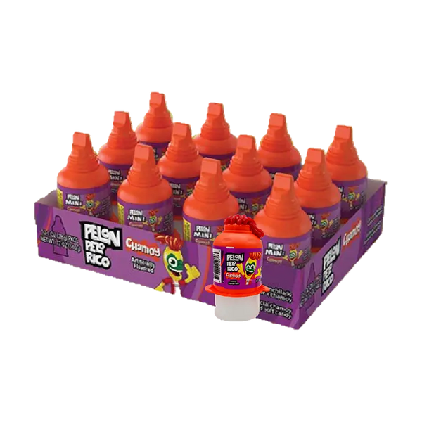 Pelon Pelo Rico Chamoy Display - 12 ct