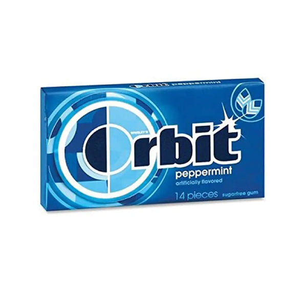Orbit Gum Peppermint 14 pc - Case - 12 Units