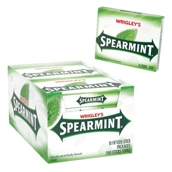 Wrigley PTP Slim Pack Spearmint- 15 Stk