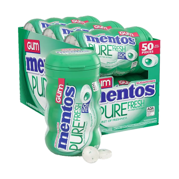 Mentos Gum Spearmint 50 pc