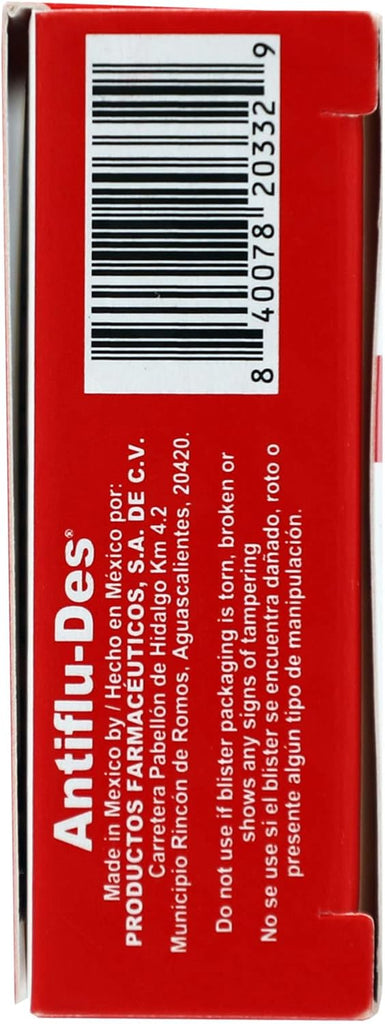 Antiflu-Des Cold & Flu 12 caps