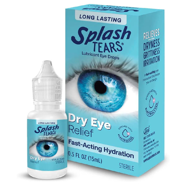 Splash Tears Dry Eye Lub Eye Drops 0.5 oz