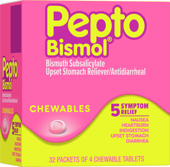 Pepto Bismol Original Chewables 4 ct