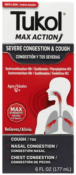 Tukol Adult Max-A Severe Congestion&Cough 6 oz