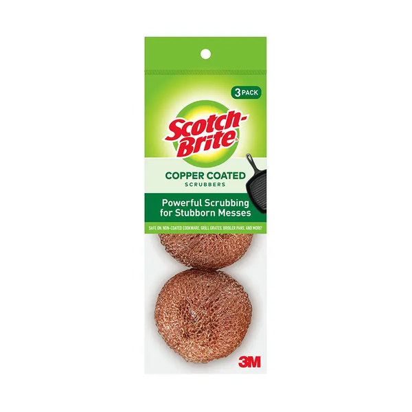 Scotch-Brite Copper Coated Scrubber 3 pk