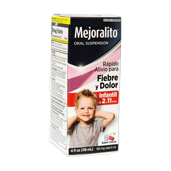 Mejoralito Children Fever Oral Supension 4 oz